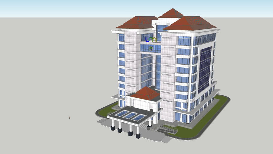 Gedung Graha Rektorat Universitas Negeri Malang | 3D Warehouse