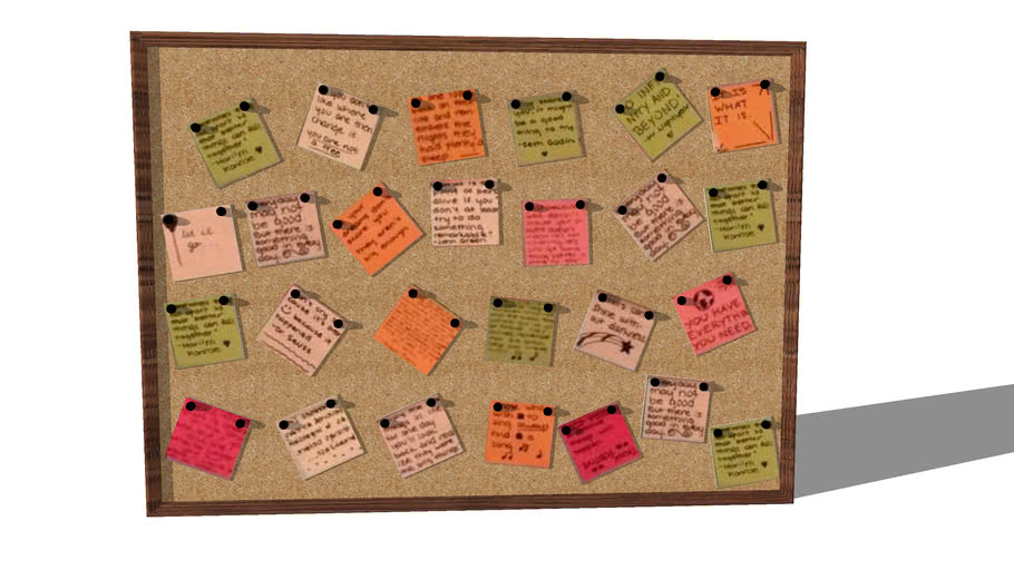 bulletin+board.skp | 3D Warehouse