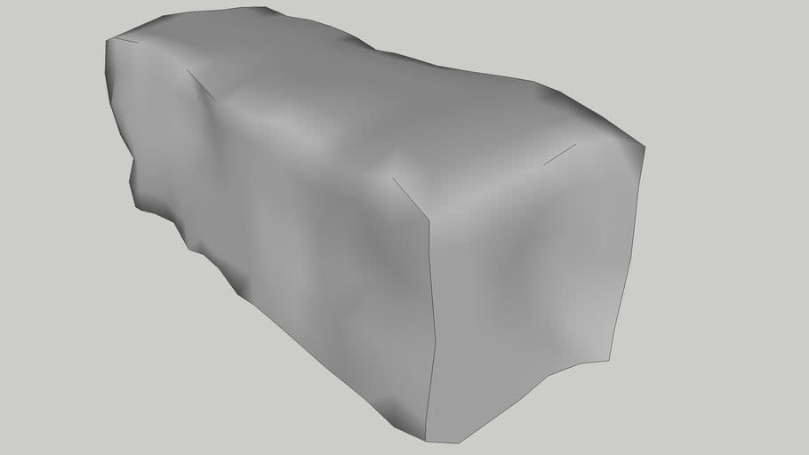 rectangular rock | 3D Warehouse