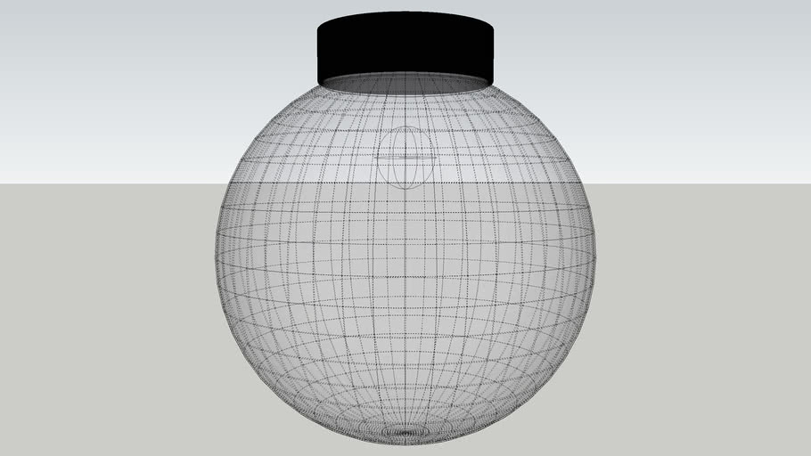 Round lighting fixture large With Vray materials and light | 3D Warehouse