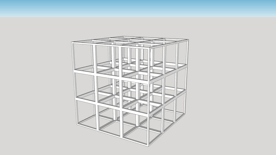 3X3X2 grid clean | 3D Warehouse