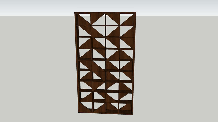 wooden partition | 3D Warehouse
