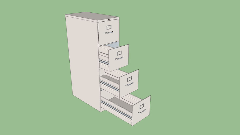 Filing Cabinet | 3D Warehouse