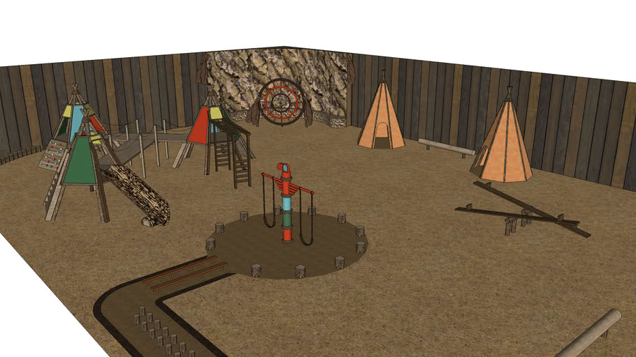 Playground, Native American inspired | 3D Warehouse