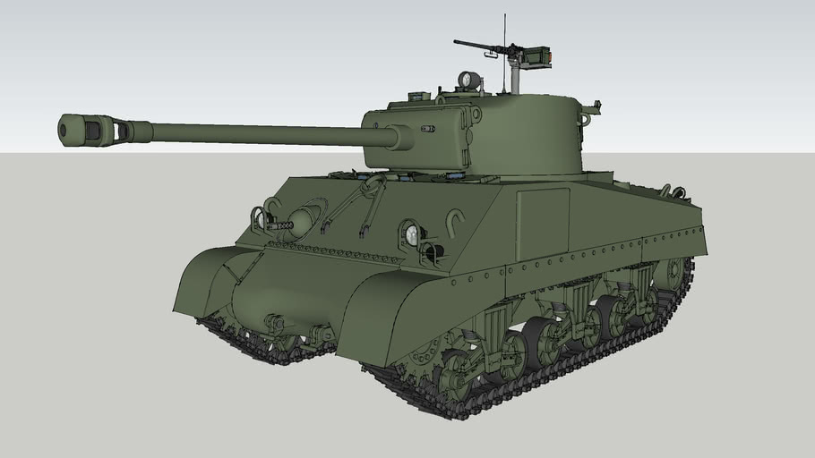 M4A2-76W Sherman | 3D Warehouse