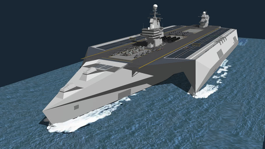 US+NAVY+TRIMARAN+CARRIER | 3D Warehouse