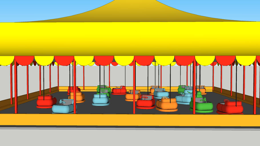 Bumper Cars Carnival Ride | 3D Warehouse