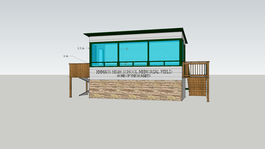 Press box | 3D Warehouse