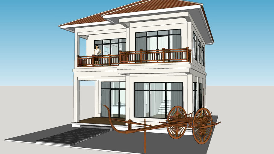 Villa Khmer House Style | 3D Warehouse