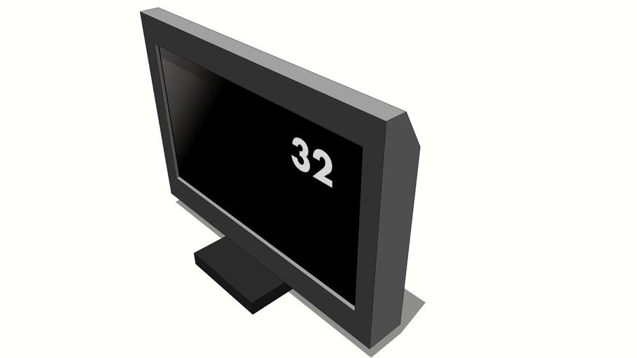 32' TV | 3D Warehouse
