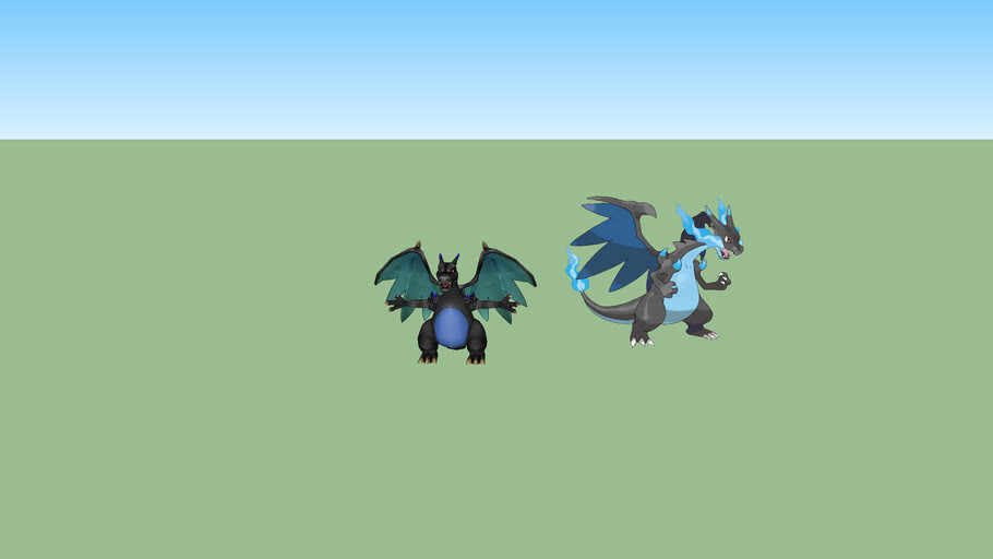 mega charizard X brawl style | 3D Warehouse
