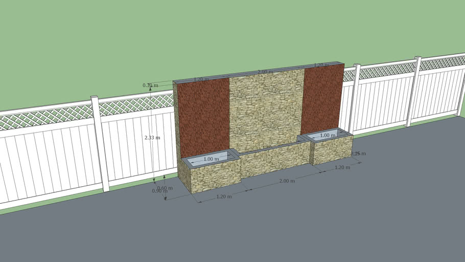 Water Feature/ Casacing water wall | 3D Warehouse