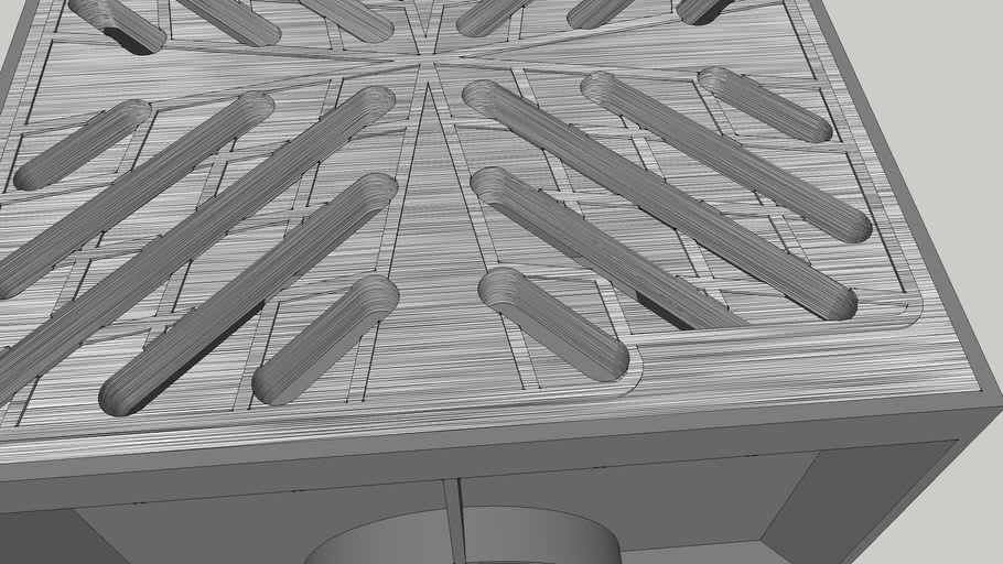 Plastic drainage box | 3D Warehouse