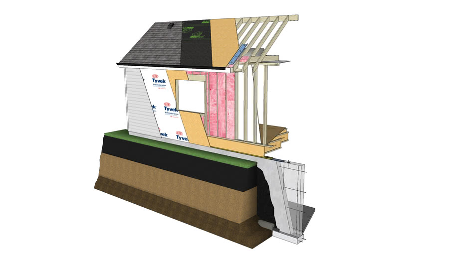 Typical Wall Section | 3D Warehouse