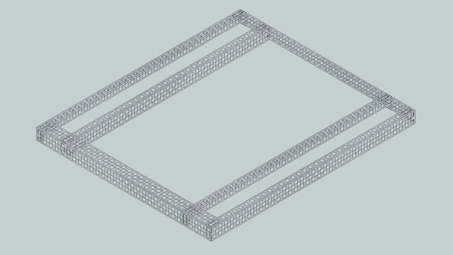 VEX Rectangular Chassis | 3D Warehouse