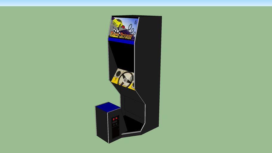 Race Drivin' 'Compact' Arcade Machine | 3D Warehouse