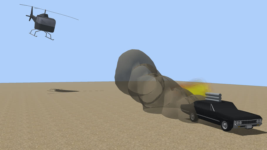 MythBusters Experiment: JATO Rocket Car | 3D Warehouse