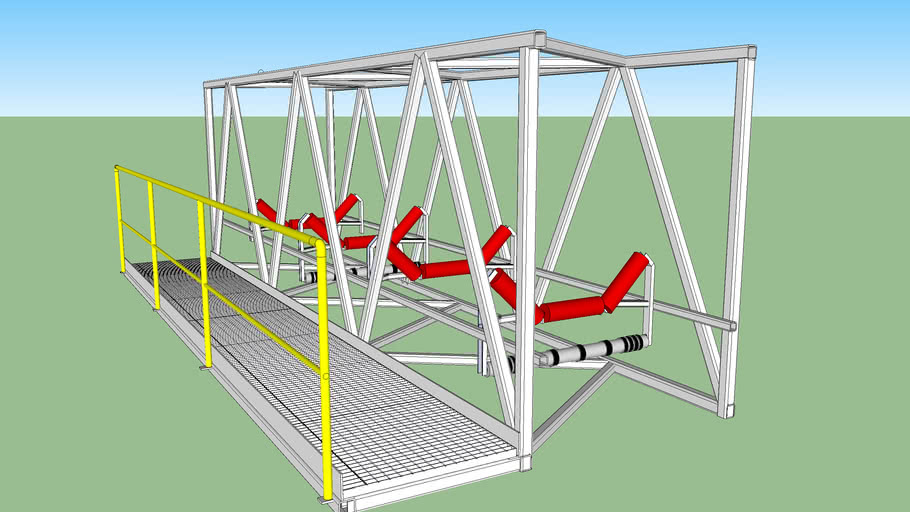 Structure Belt Conveyor | 3D Warehouse