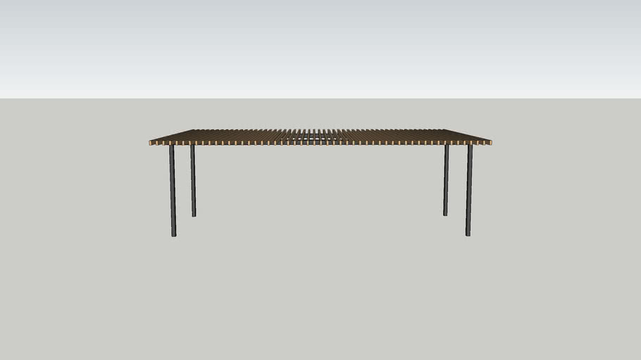 Simple overhead structure | 3D Warehouse