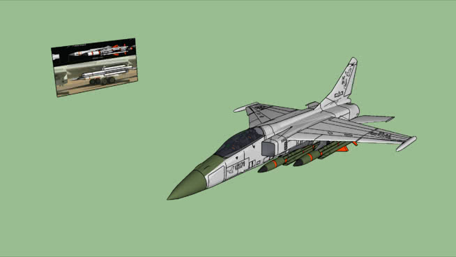 YJ12 JH-7/ 鹰击12 飞豹 | 3D Warehouse
