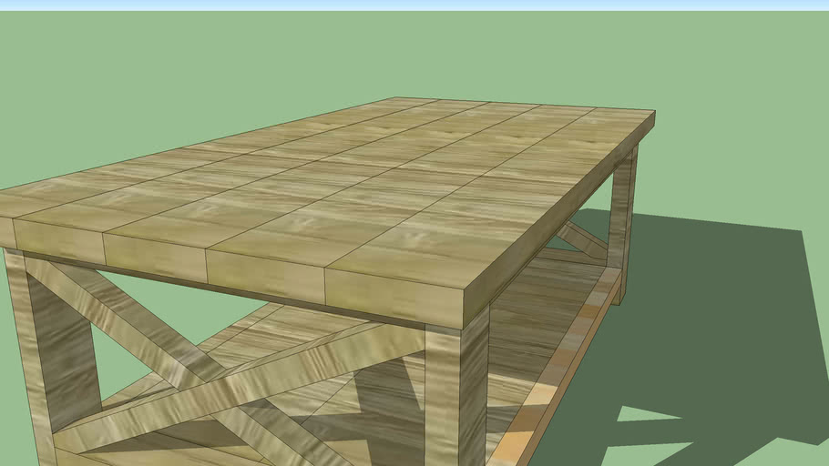 Wood Coffee Table | 3D Warehouse