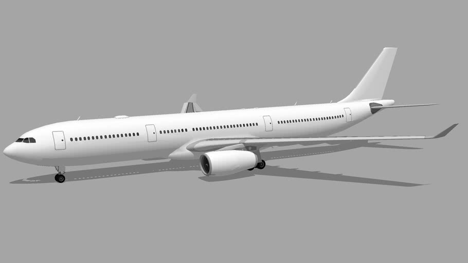 Template - Airbus A330-343 | 3D Warehouse
