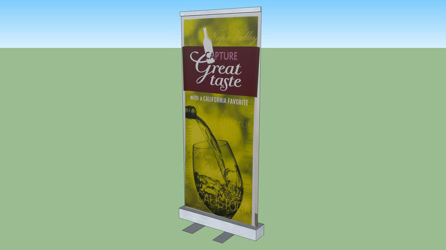 DC&E Pop-Up Banner POS | 3D Warehouse