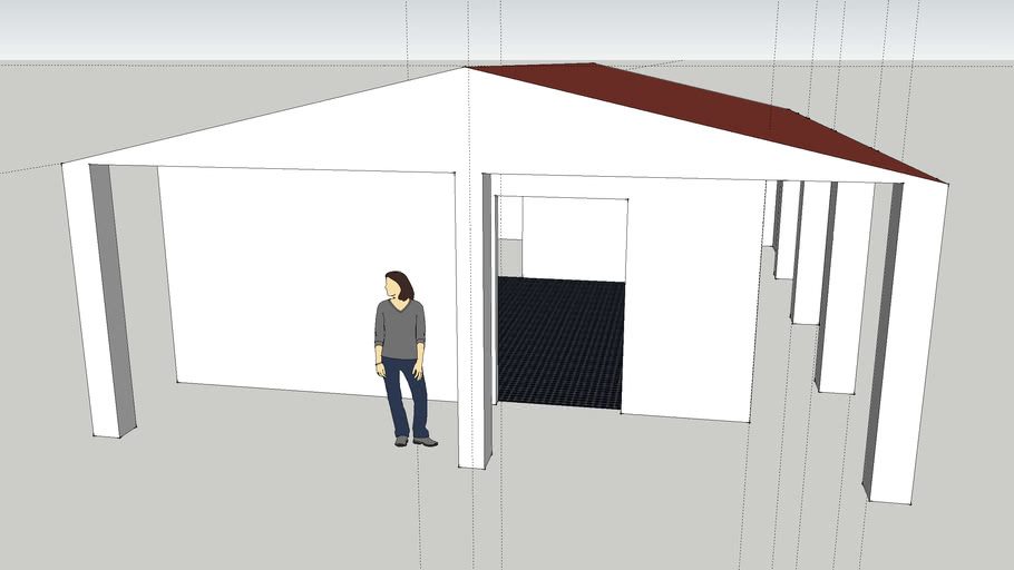 gabled small slope roof | 3D Warehouse