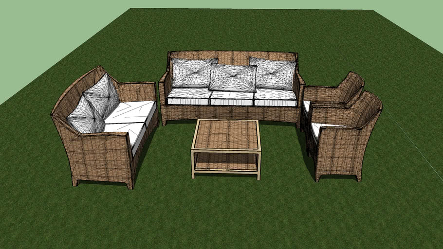 Rattan furniture | 3D Warehouse