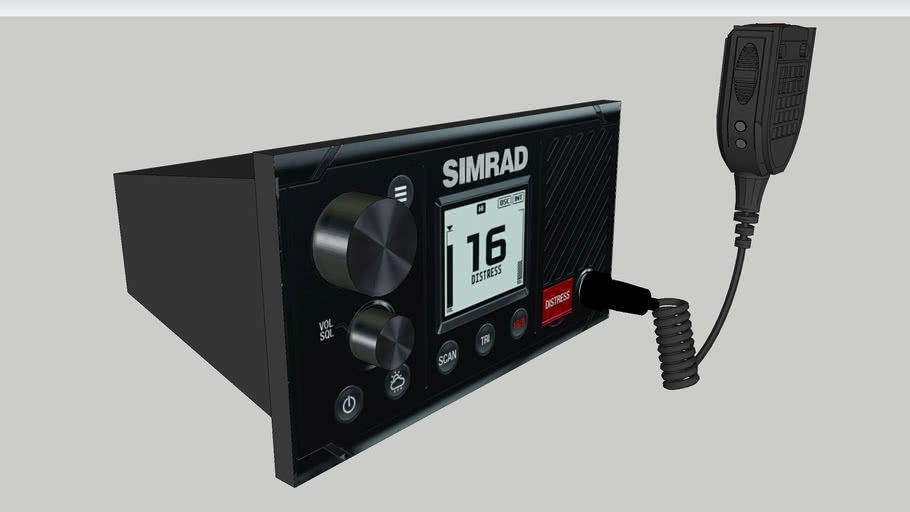 SIMRAD RS20S VHF Radio | 3D Warehouse
