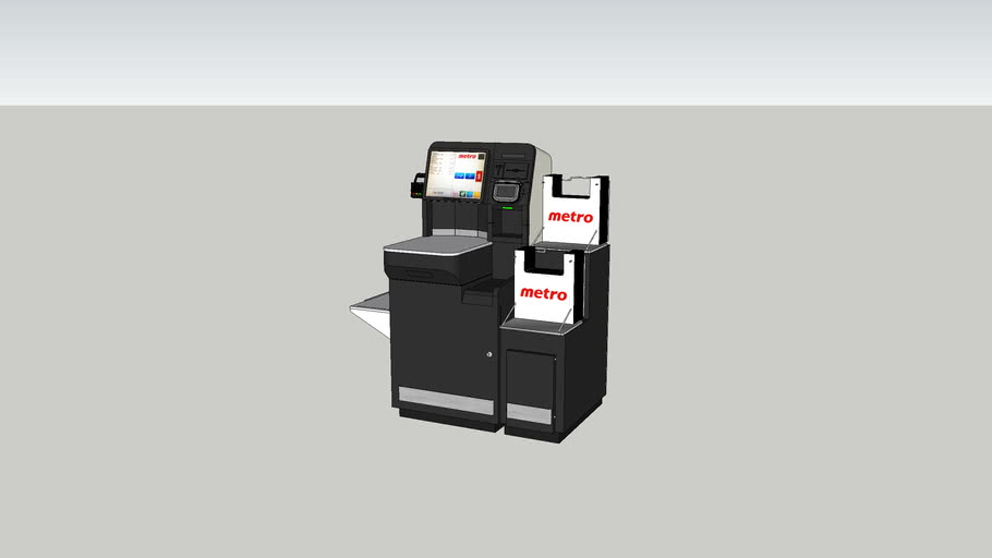 Metro Self Checkout | 3D Warehouse