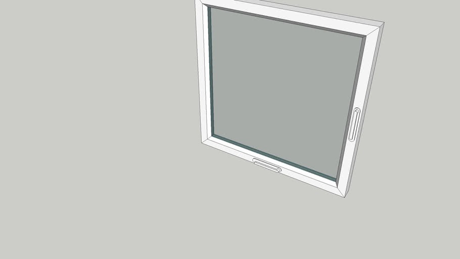 Simple 3D Window With Two Sheets Of Glass | 3D Warehouse