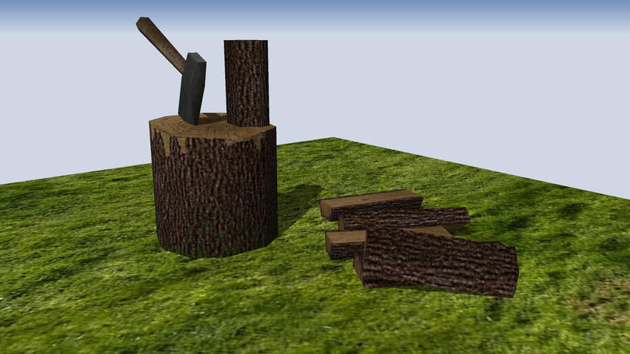 Chopped firewood | 3D Warehouse