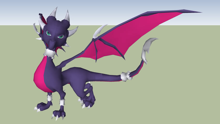Legend of spyro, Cynder standing pose 1 | 3D Warehouse