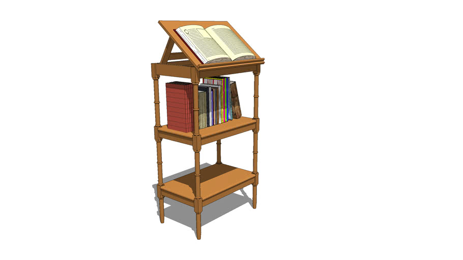 Regency-style bookstand | 3D Warehouse