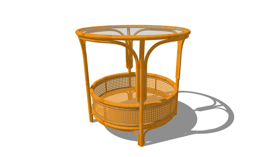 Rattan Round Table | 3D Warehouse