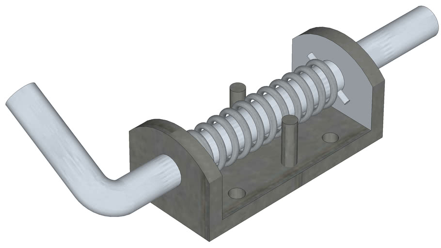 Spring latch | 3D Warehouse