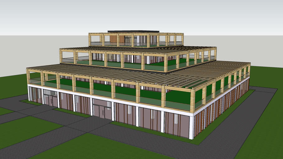 Terraced Building | 3D Warehouse