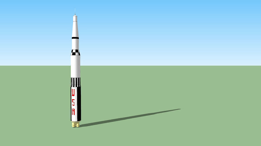 Saturn V Rocket | 3D Warehouse