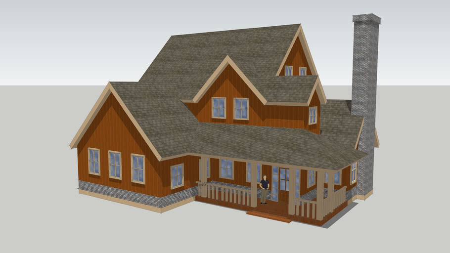 Craftsman House | 3D Warehouse