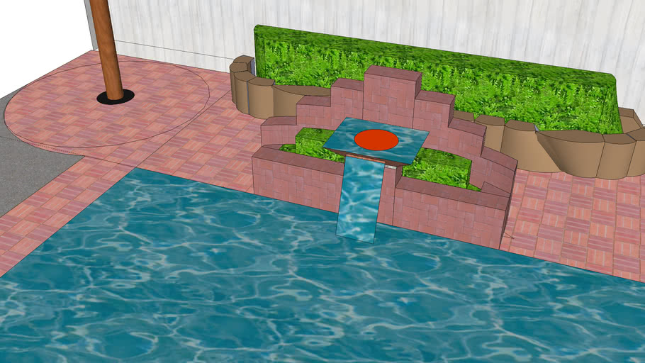 Pool Fountain | 3D Warehouse
