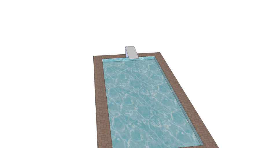 Pool w/ diving board | 3D Warehouse