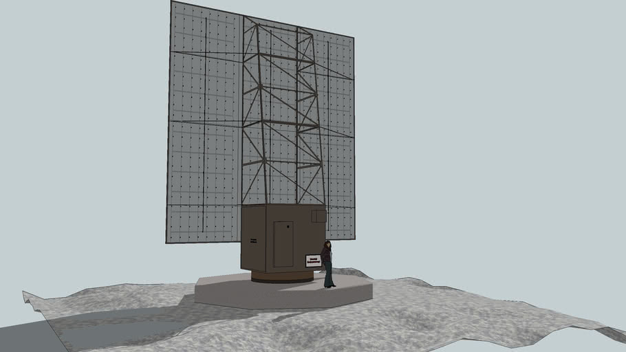 FuMO51 Mammut - Gustav, German WWII Long Range Early Warning Radar | 3D ...