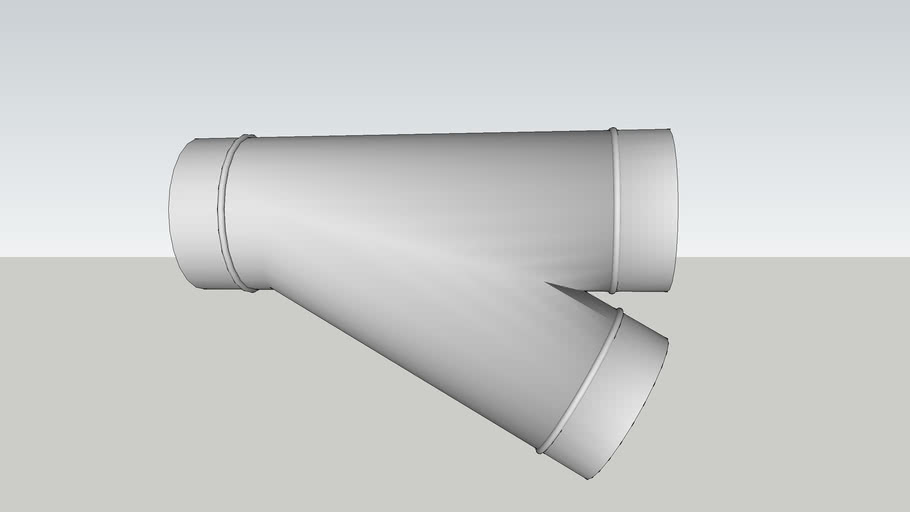 6'-6'-6' 30 Degree Wye | 3D Warehouse