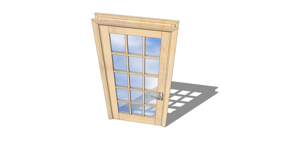 Maple French Window | 3D Warehouse