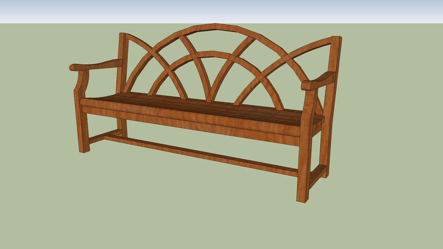 Garden Bench | 3D Warehouse