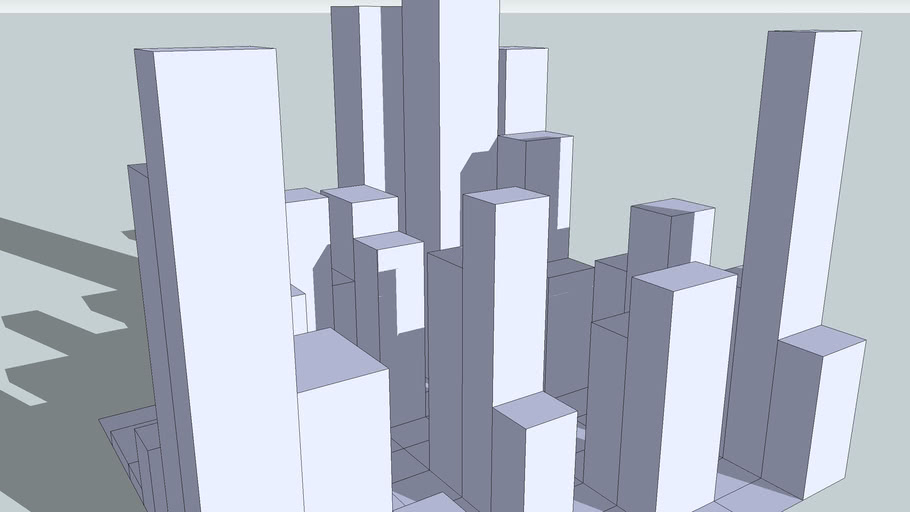 simple cityscape | 3D Warehouse