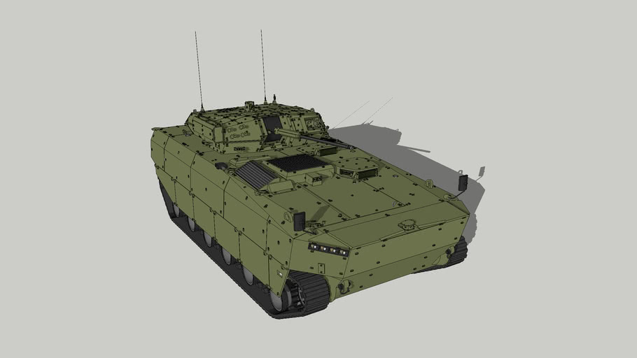 BWP-Borsuk with ZSSW-30 turret (IFW-Borsuk) | 3D Warehouse