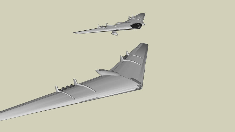 YB-49 and RB-49 (revised) | 3D Warehouse