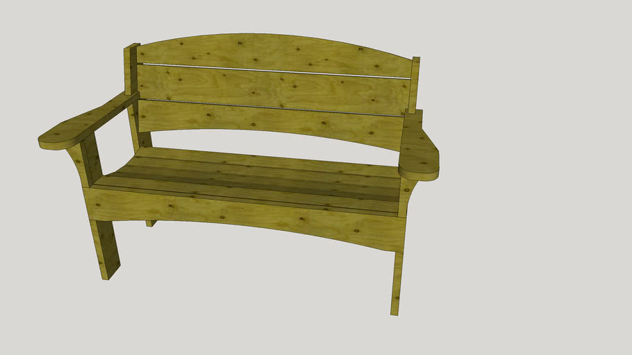 garden bench | 3D Warehouse